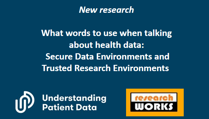 What Words to Use to Explain Secure Data Environments | Understanding patient data